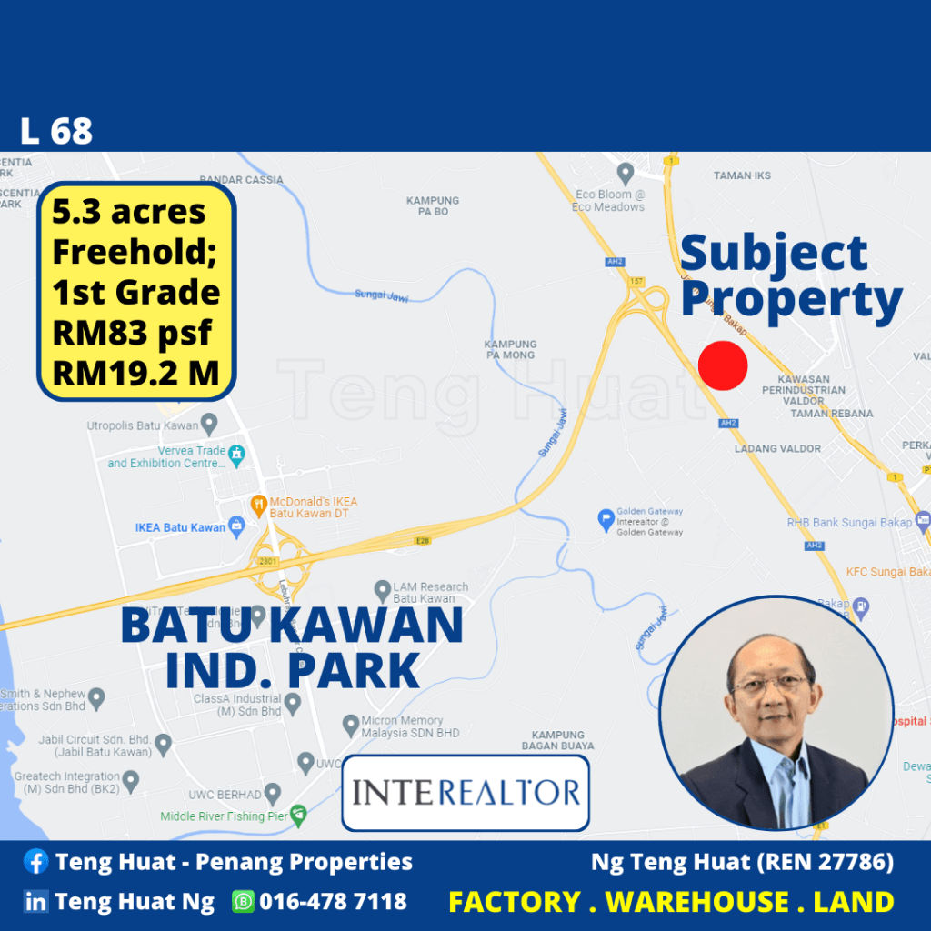 Penang Industrial - For Factory, Warehouse, and Land in Penang